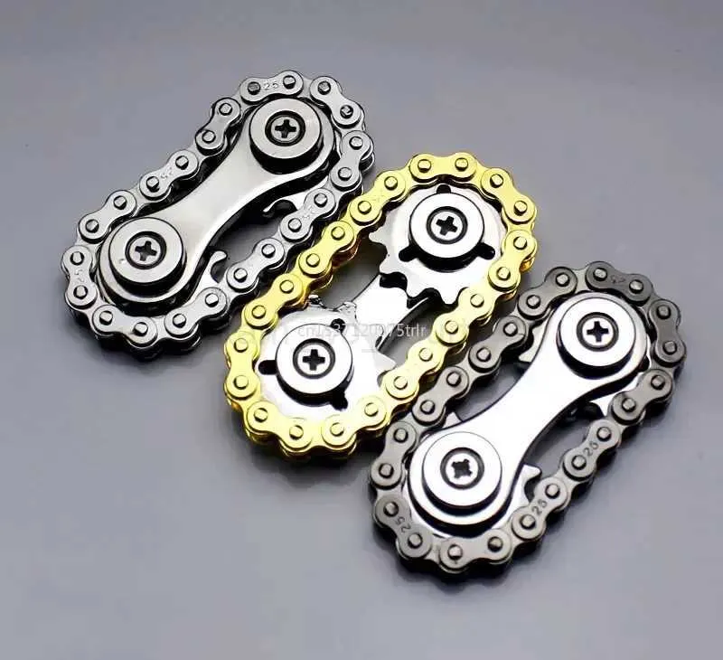 Premium Sprockets Flywheel Fidget Spinner - Antistress EDC Toy, Metal ...