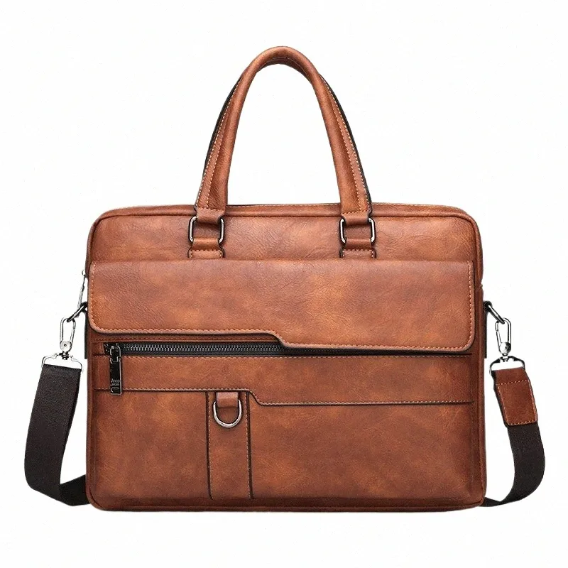 DHgate.com:Premium Leather Briefcase Bag for Men - Stylish Office Bag ...