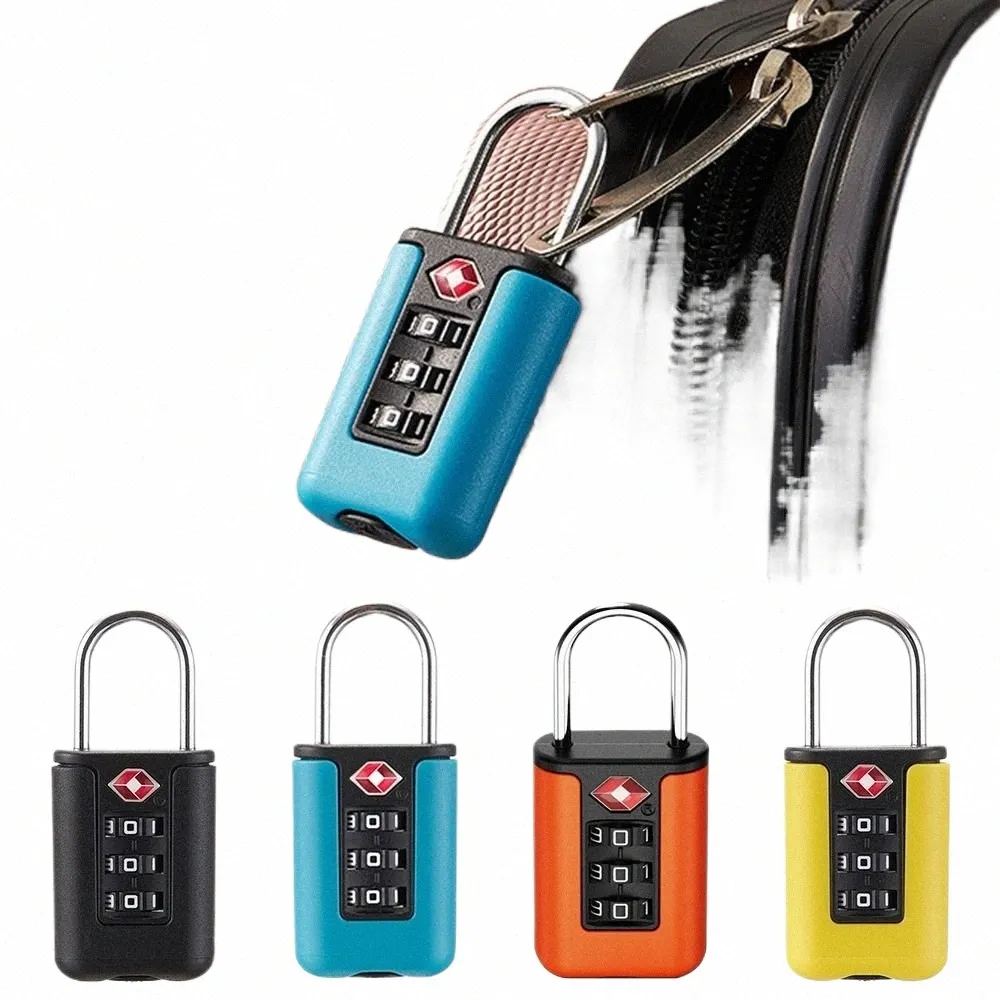 Anti Theft TSA 3 Digit Combinati Lock For Mini Suitcase, Cabinets, And ...