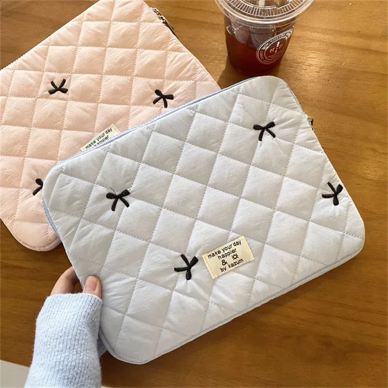 Embroidered Bow Laptop Case - 11-15.6 Inch, Women's Tablet & Macbook ...