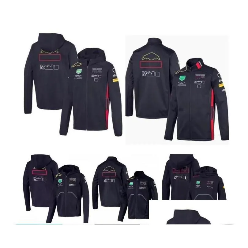 Customizable F1 Racing Jacket For Spring And Autumn Team Zipper ...