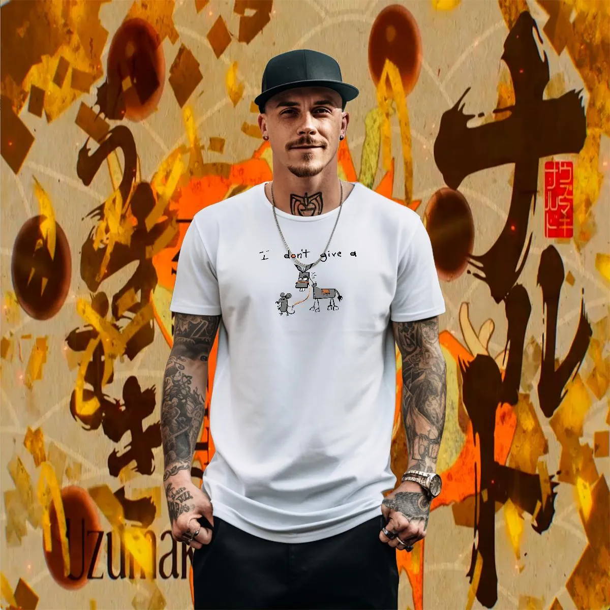 230g Premium Cotton Men's Tee | Outdoor Cartoon Print | Breathable ...