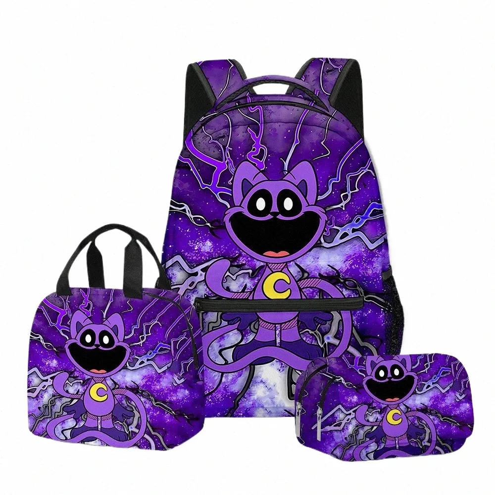 DHgate.com:Smiling Critters School Bag Set: Horror Animal Backpack ...