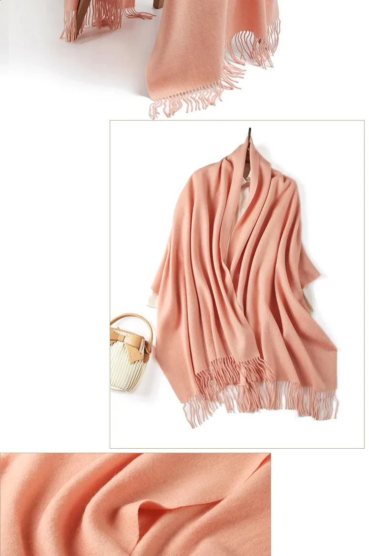 Premium Merino Wool Scarf: Soft Knit Muffler Shawl for Women & Men ...