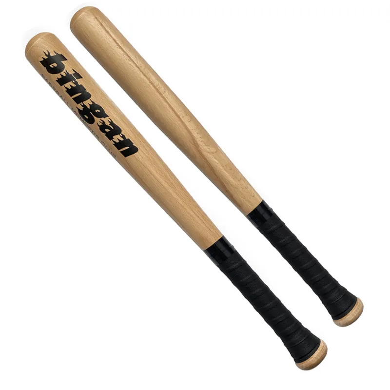 Solid Wood Baseball Bat Beech Baseball Bat Self Defense Game Multiple ...