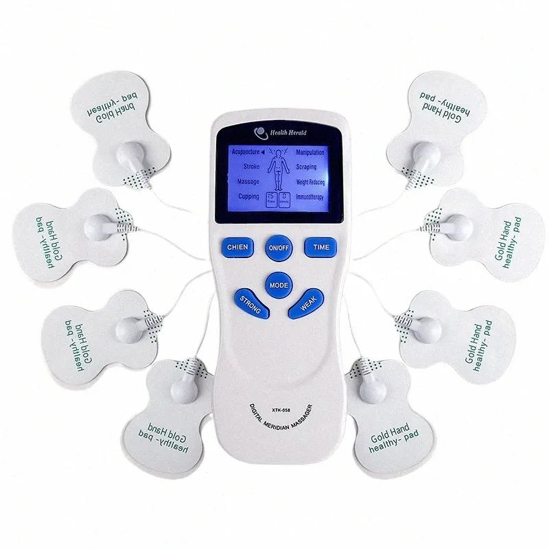 Electric Electrode Machine Muscle Stimulator Massager Back Neck ...