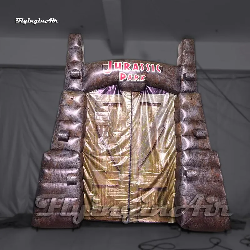 Wholesale Huge Inflatable Jurassic Park Gate 4m/6m Arch Simulated ...