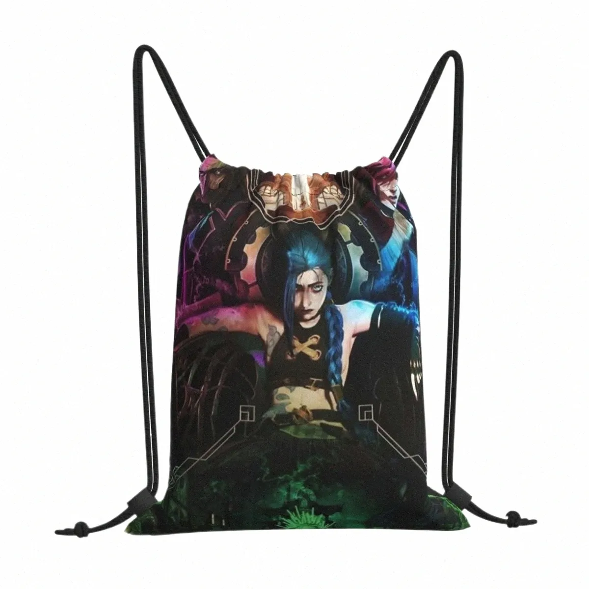 League Of Legends Print Drawstring Backpack Multi Functional Target ...