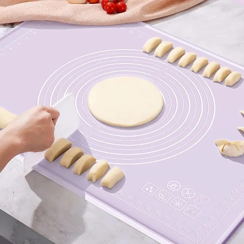 Large Silicone Dough Mat - Premium Non-Stick Baking Mat for Pastry ...