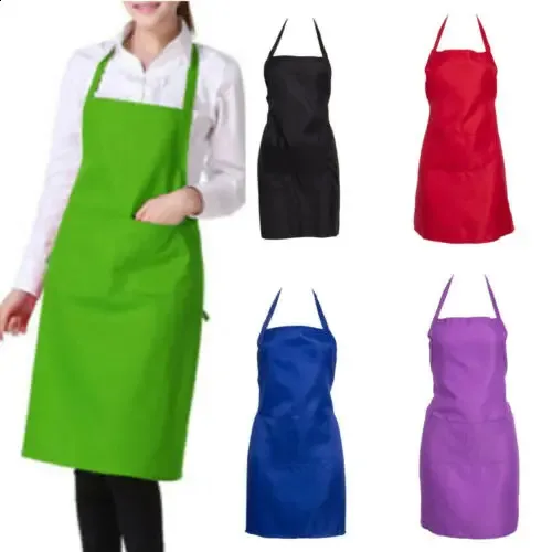 Premium Quality Kitchen Bib Apron with Pockets - Durable & Water ...