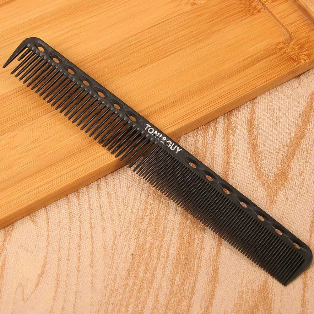 Heat-Resistant Carbon Cutting Comb for Salon Styling, Anti-Static ...