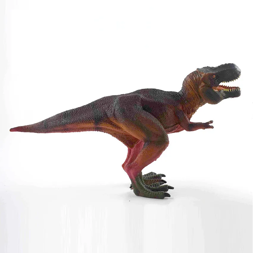 Dinosaur Model Toys: Solid TPR Rex Dinosaur Figure In Color Box ...