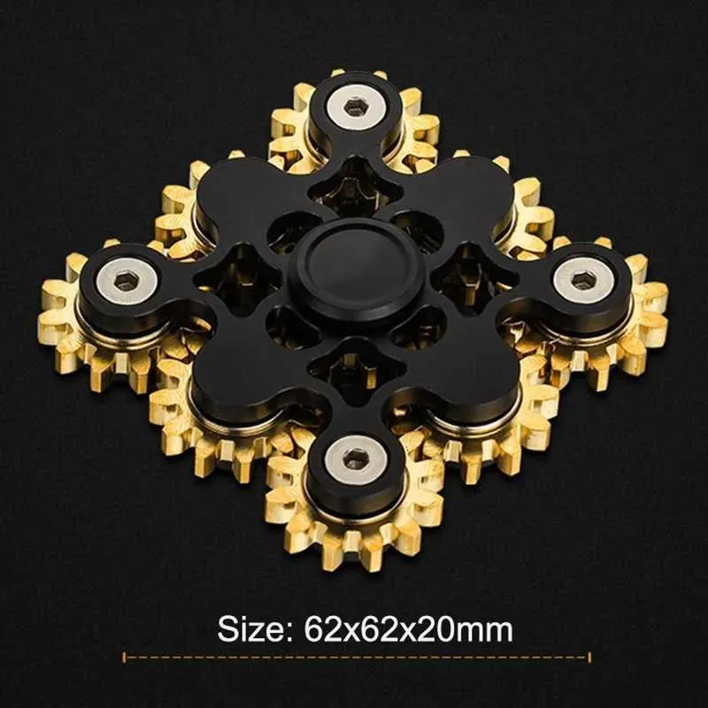 Metal Fidget Spinner Gear Linkage Copper Hand... From Kam_wo_court1, $6 ...