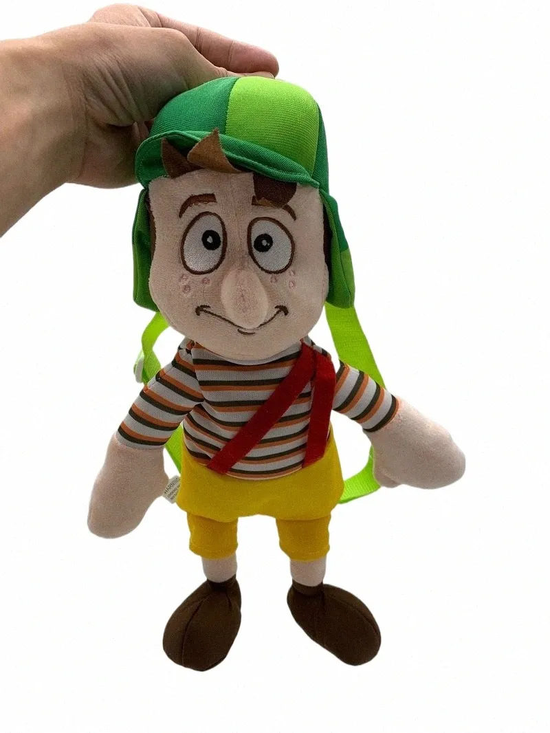 DHgate.com:El Chavo Backpack 37cm - Plush Cartoon Toy School Bag, Soft ...