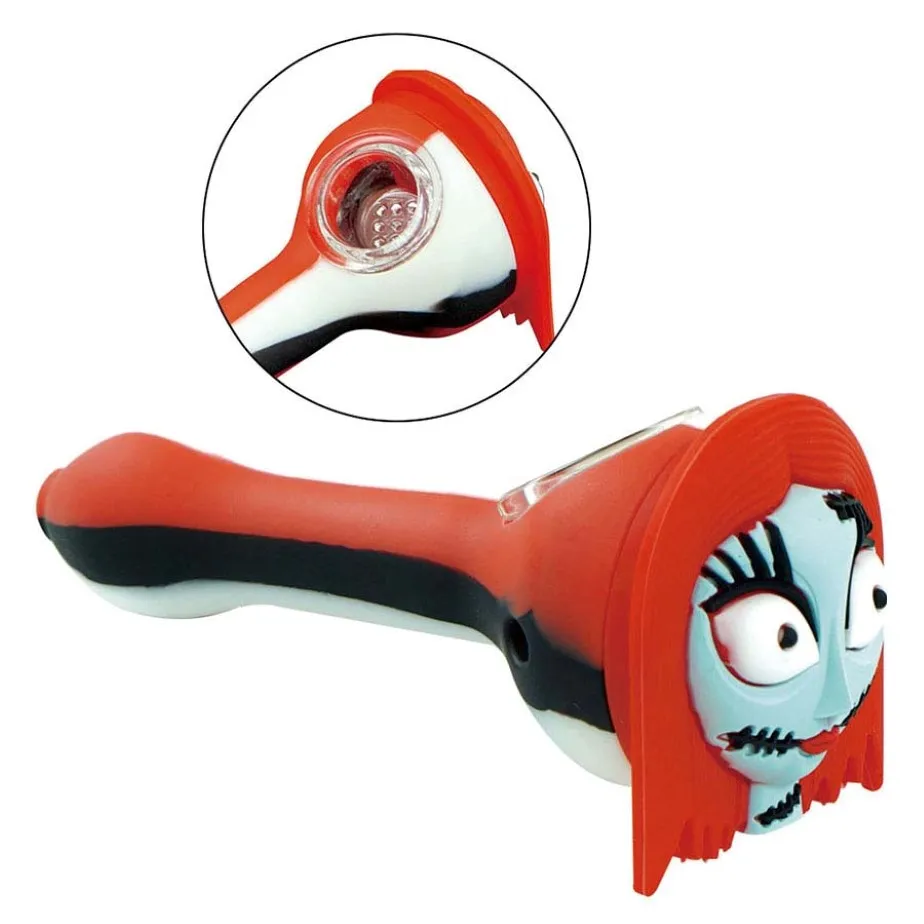 Silicone Hand Pipe Smoking Pipes Dab Rig Oil Rigs Wax Burner Cigarette ...