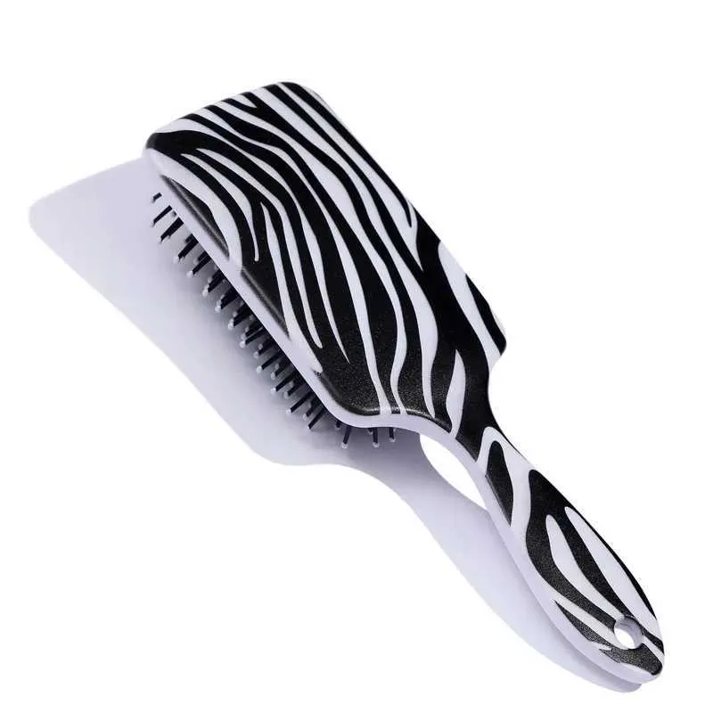 Leopard Print Air Cushion Hair Brush: Scalp Massage Comb for Women ...