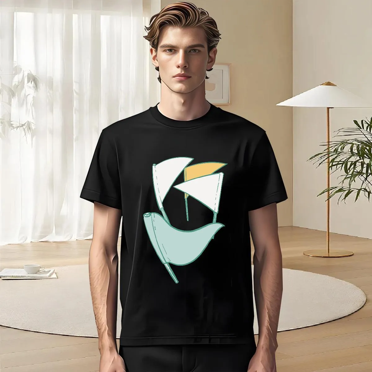 Premium Quality Men's 100% Cotton T-Shirt - 230g Breathable Comfort ...