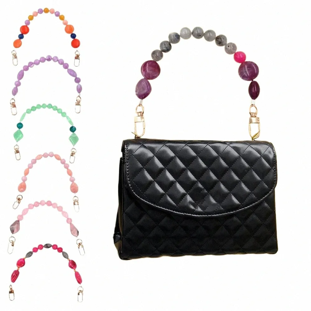 Colorful Beaded Bag Chain - DIY Purse Strap Replacement, Resin ...