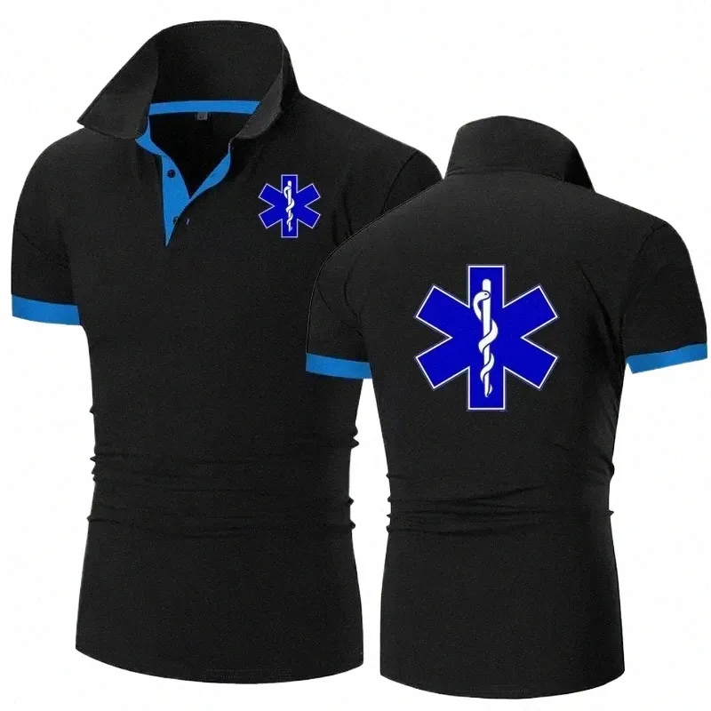 Wholesale EMT Paramedic Polo Shirt Men's Casual Medical Emergency Services Top, High Quality ...