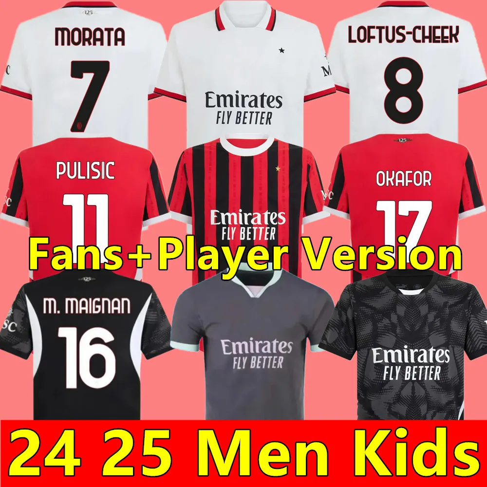 2024-2025 Brazil soccer shirts: RAFA LEAO, MILANS GIROUD, DE KETELAERE ...