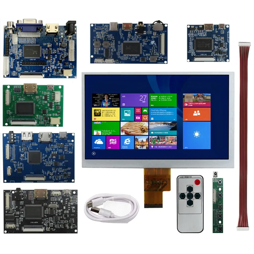 DHgate.com:Universal 7 LCD IPS Screen (1024x600) with DIY Driver Board ...