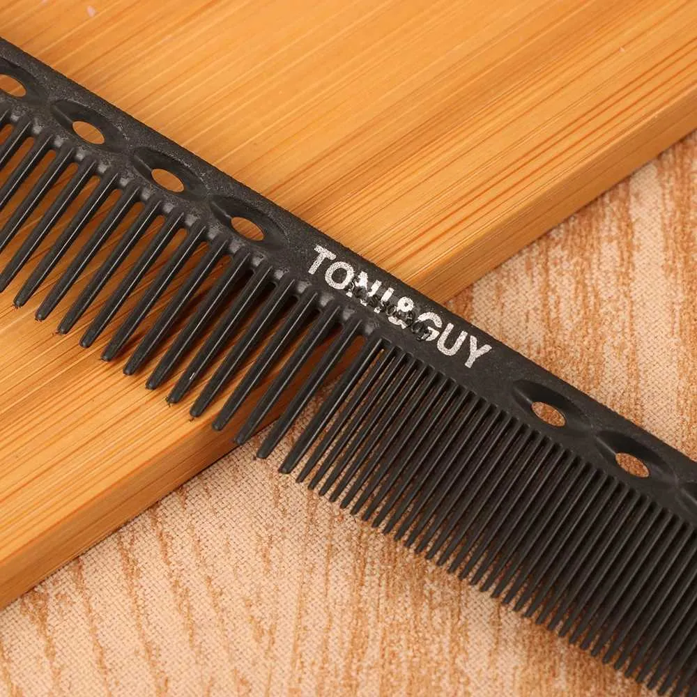 Heat-Resistant Carbon Cutting Comb for Salon Styling, Anti-Static ...