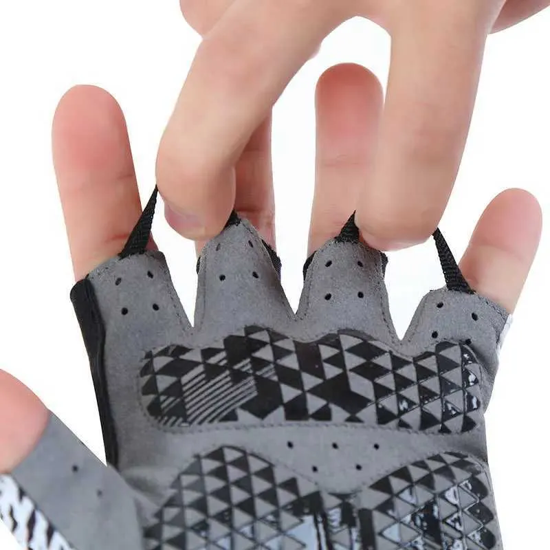 Summer Cycling Gloves: Breathable Half Finger Bicycle Gloves for Men ...