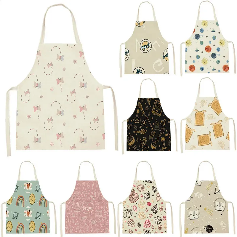 Charming Cartoon Apron - Adjustable Kids & Adult Sizes, Kitchen & BBQ ...