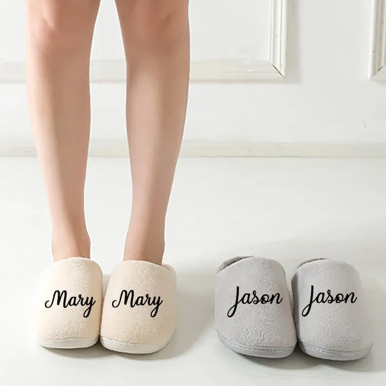 Personalized Slippers: Custom Gifts for All Occasions! Soft ...