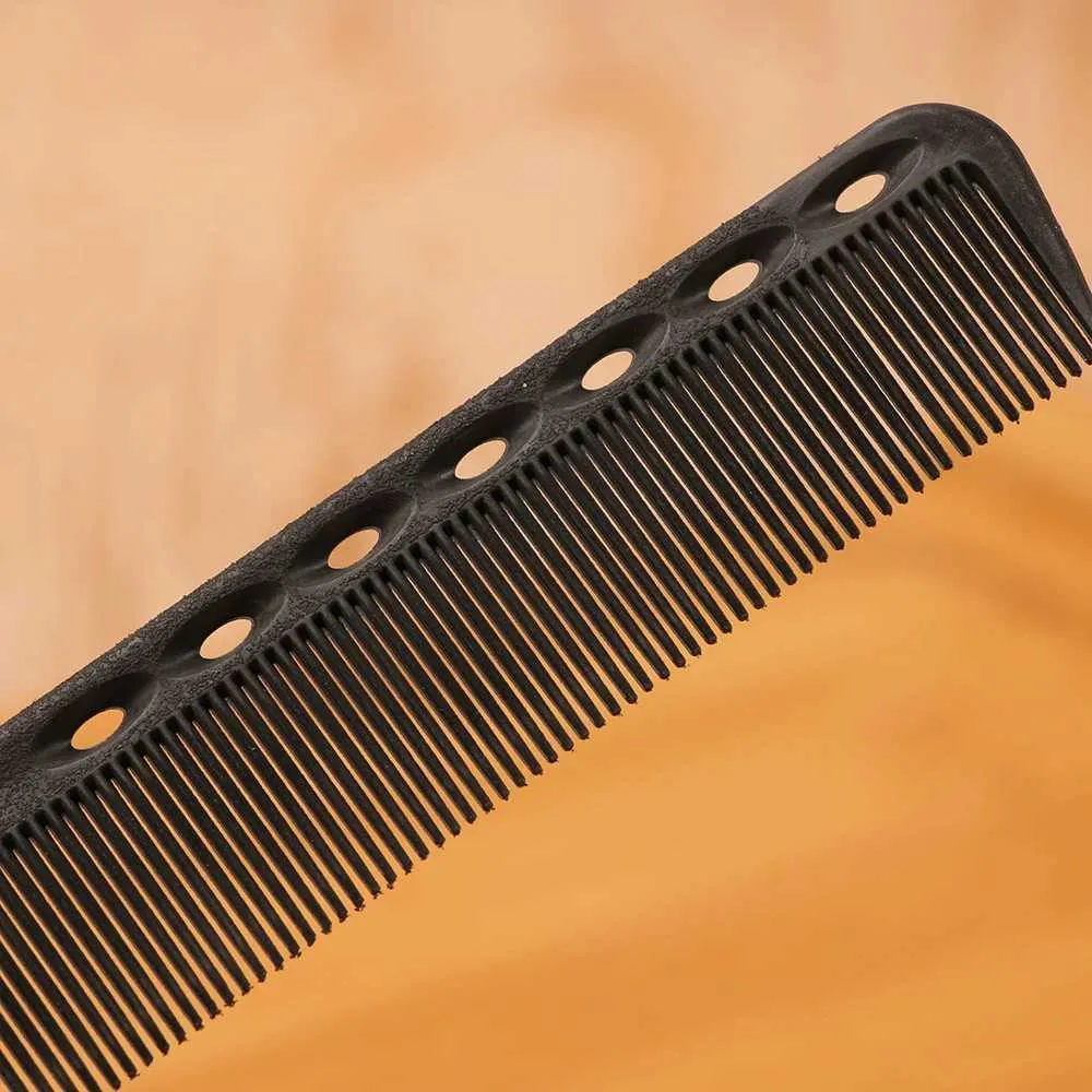 Heat-Resistant Carbon Cutting Comb for Salon Styling, Anti-Static ...