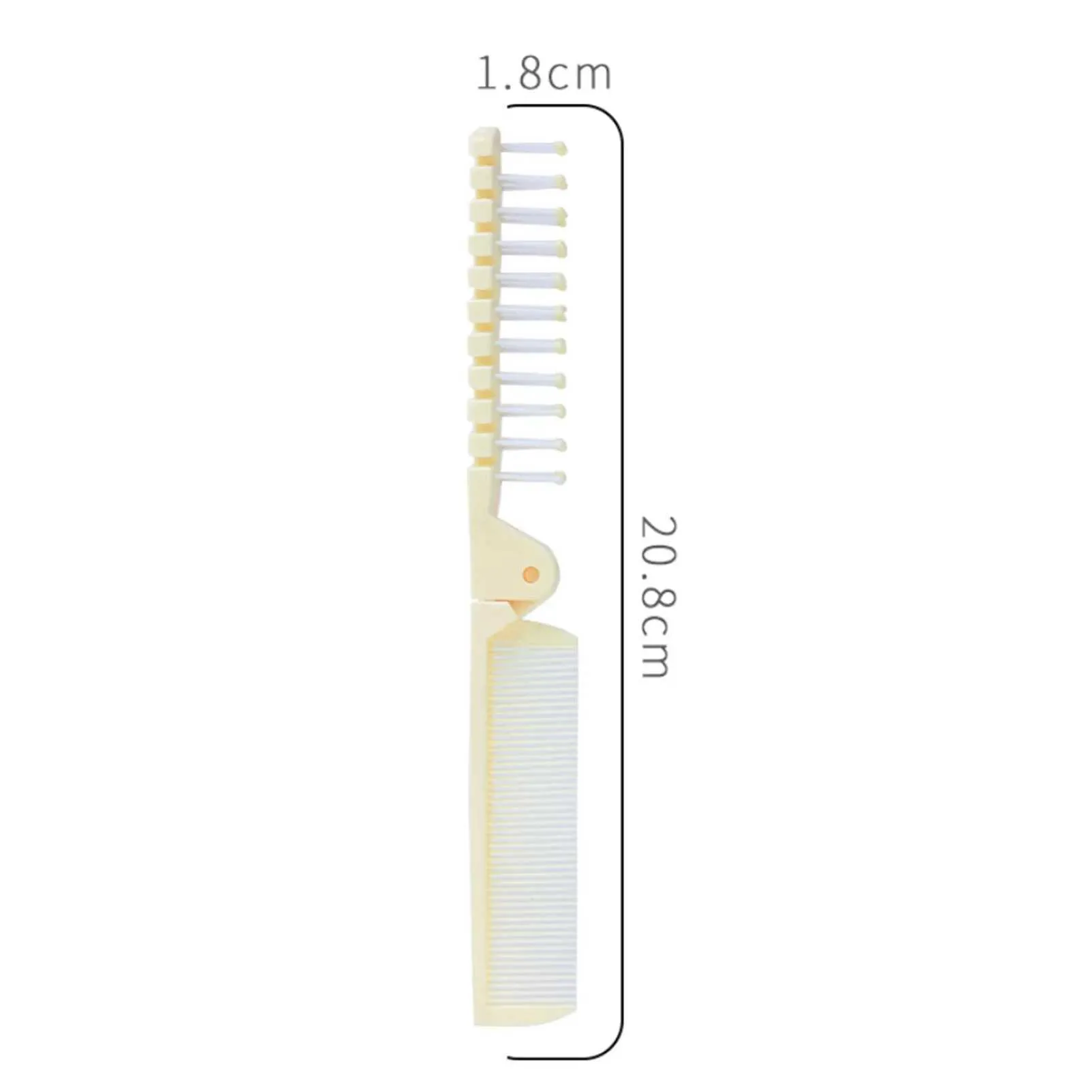 Foldable brush up haircut Comb - Mini Portable Travel Styling Tool with ...