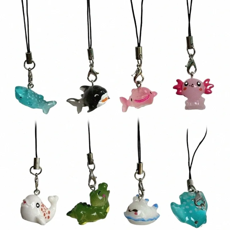 DHgate.com:Ocean Life Acrylic Keychains: Colorful Marine Animal Pendant ...