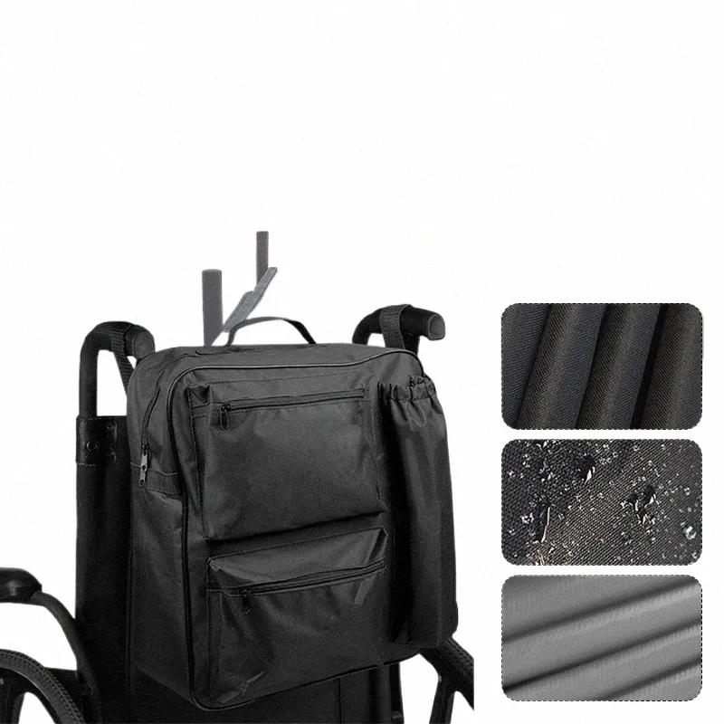 Waterproof Wheelchair Mobility Scooter Pannier Backpack With Multiple ...