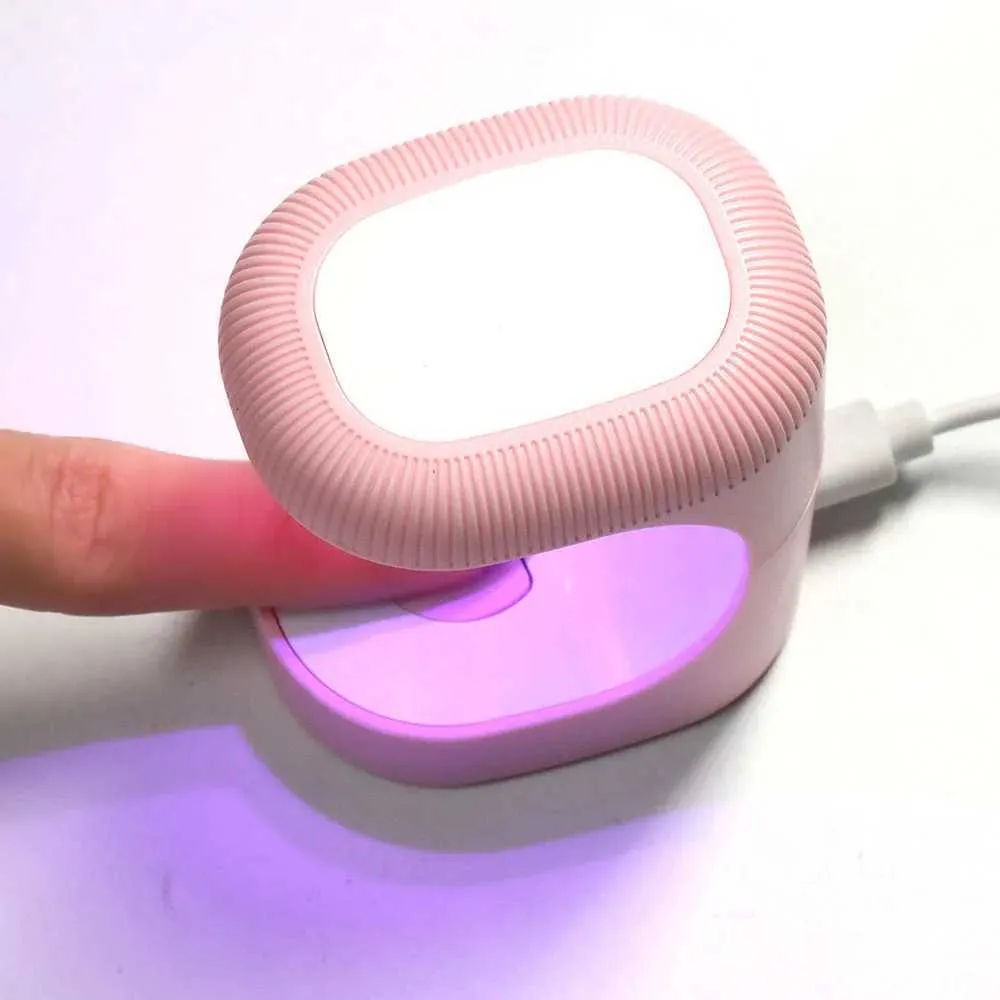 6W Mini UV LED Nail Lamp, Single Finger Phototherapy Machine, USB Nail ...