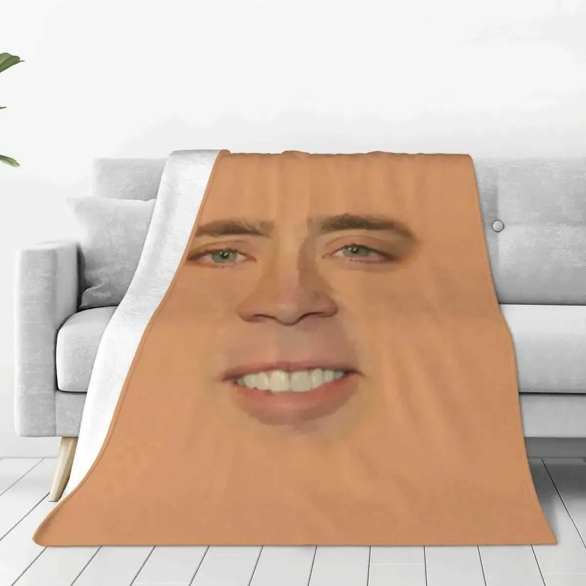 Huge Blanket, Full Face Novelty Throw Blanket Soft... From Thousand ...