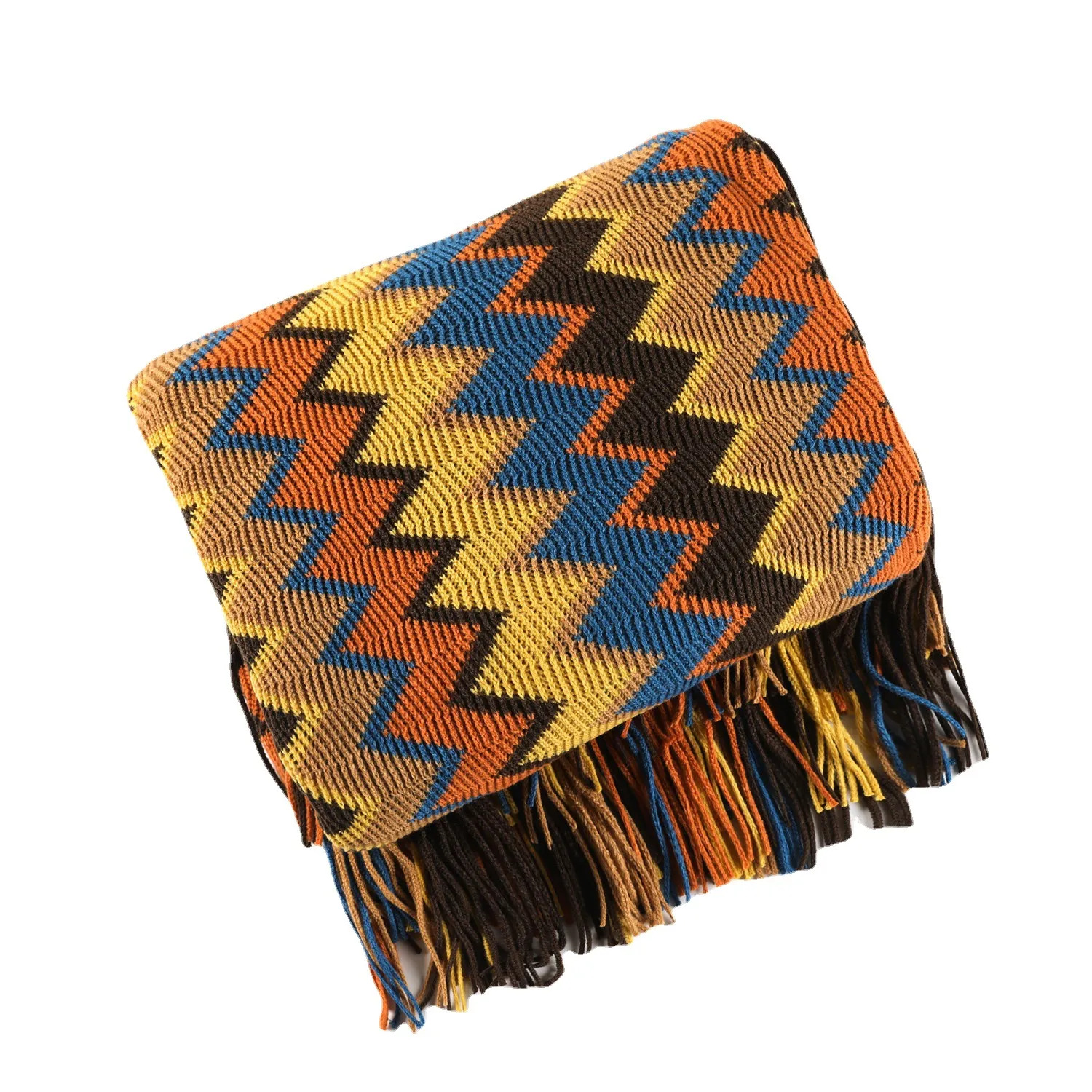 DHgate.com:Designer Wool Blanket - Ethnic Style Sofa Throw, Knitted ...