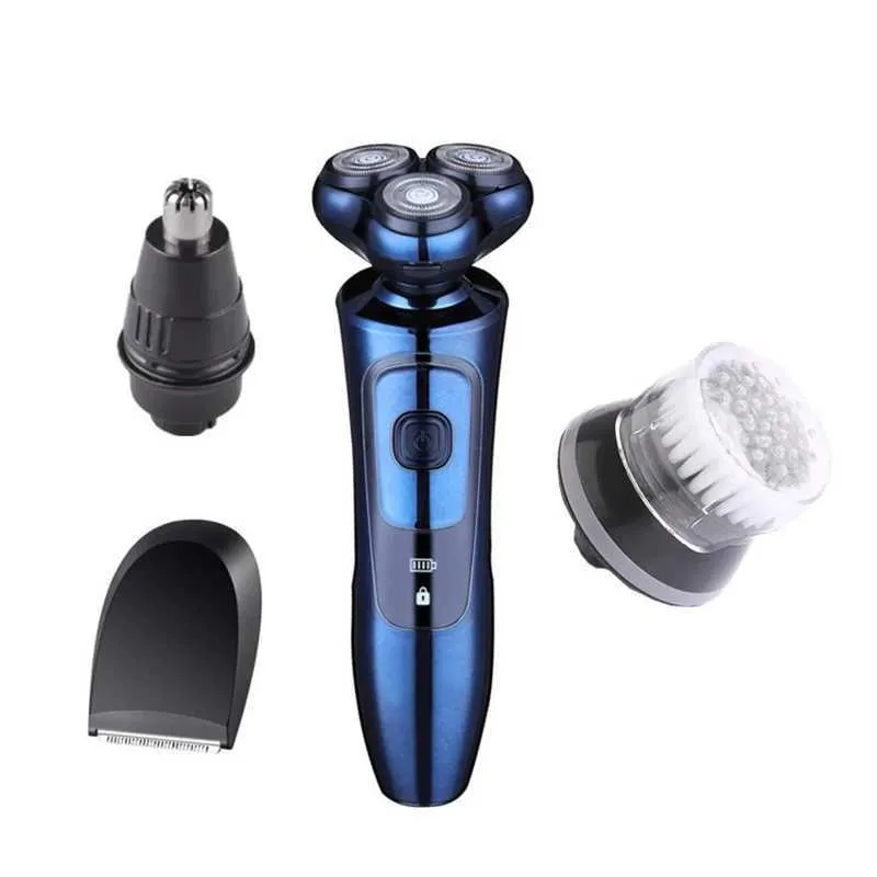 Premium 3D Rotary Electric Shaver for Men - Skull & Face Grooming, Best ...
