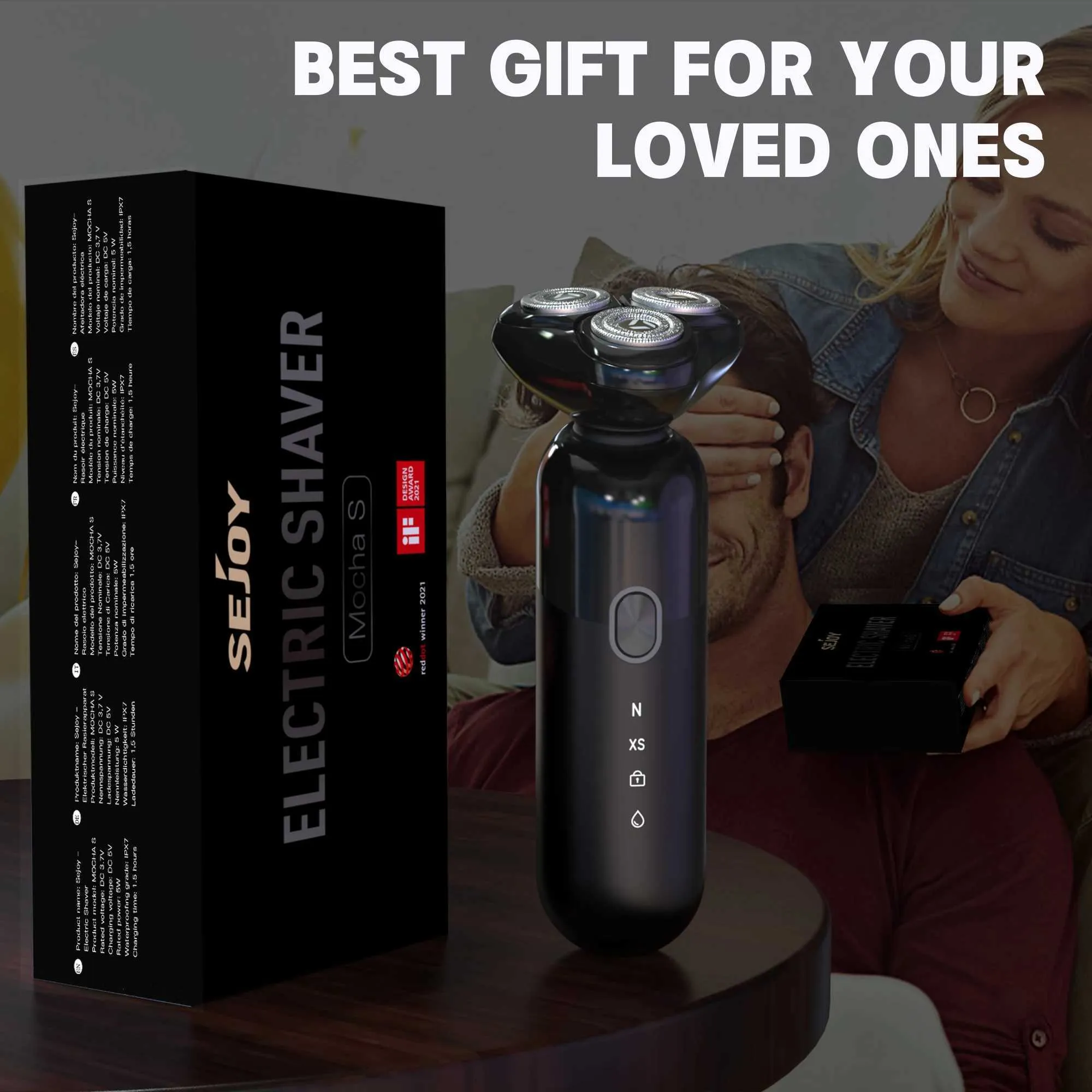 Premium 4D Floating Head Electric Shaver - IPX7 Waterproof, Perfect for ...