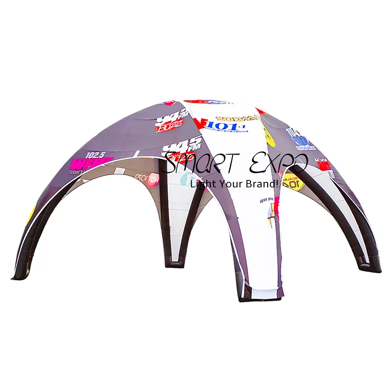 Resilient Air Dome Inflatable Tent 26x26 Ft Double X Design, 400D ...
