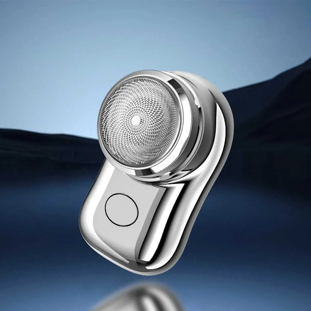 Mini Electric Shaver - Portable USB Rechargeable Razor for Men ...