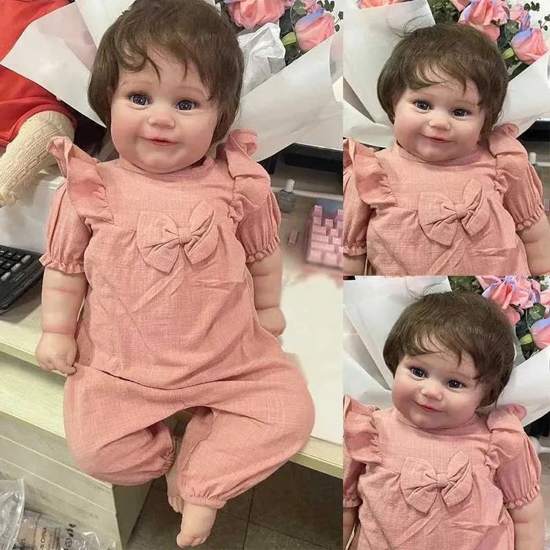DHgate.com:Cute Maddie Soft Cuddle Rooted Hair Toddler Doll, 50CM/60CM ...