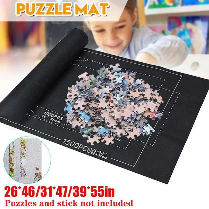 Kids Felt Puzzle Mat Portable Jigsaw Mat For 1500/2000/Travel & Home ...