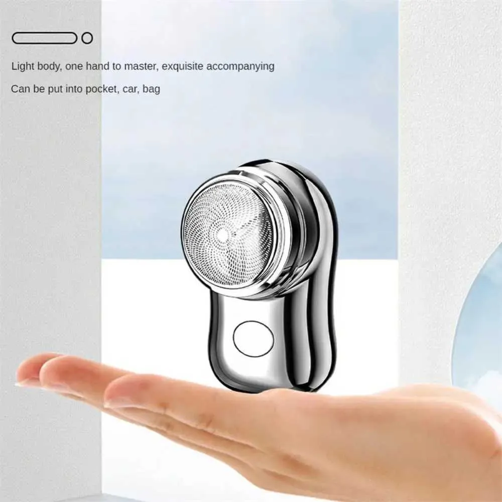 Mini Portable Electric Shaver: USB Rechargeable Razor with Dust Case ...