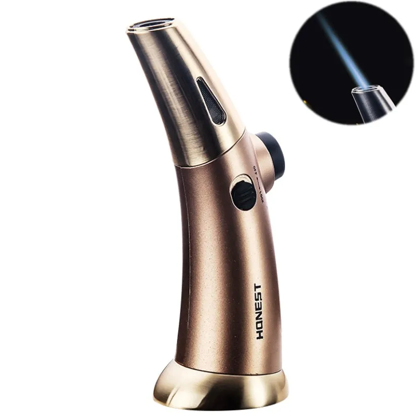 Honest Table Blow Torch Lighter Refillable Windproof Straight Flame Jet ...