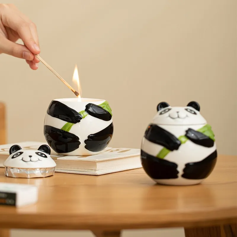 DHgate.com:Adorable Panda Candle - Cup Aromatherapy, Festive Scented ...