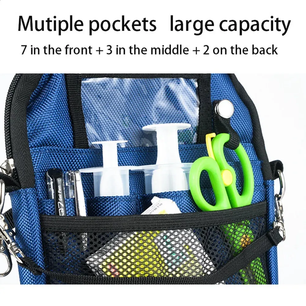 Nurse Pocket Organizer 900D Nylon Tool Pouch: Multi Pocket Belt Pouch ...