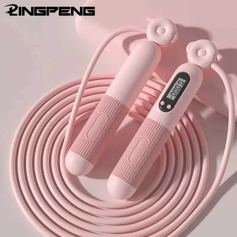 Electronic Counting Jump Rope: Calorie Tracker & Timer for Exercise ...