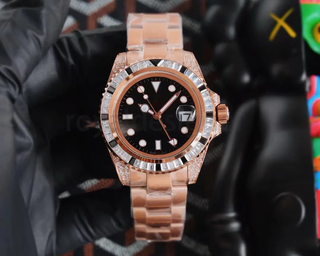 Diamond Watch For Men, 40mm | Stainless Steel Dive... From ...