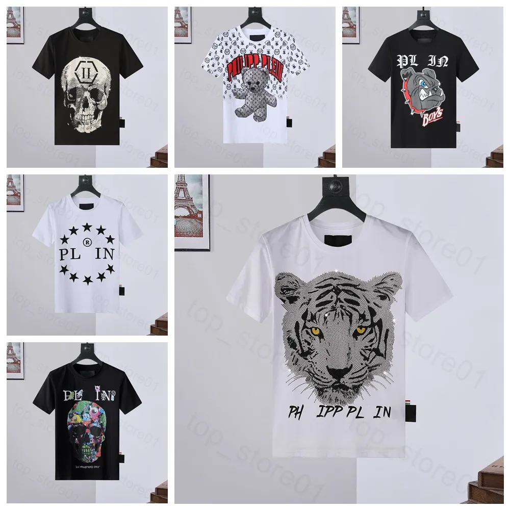 Luxury Mens Designer Skull Diamond 3D T Shirt With Bear Print Germany ...