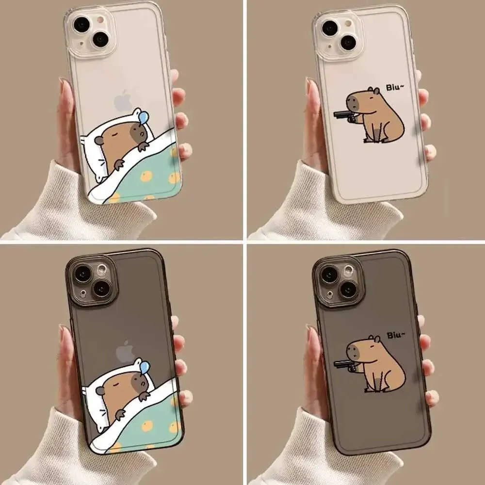 DHgate.com:Transparent Soft Capybara Phone Case - Cute Animal Design ...
